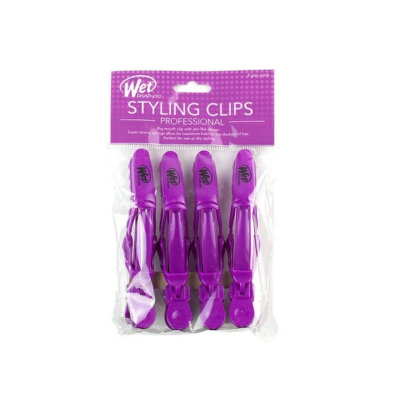 WET BRUSH clips purple - Kutikula frizerska oprema