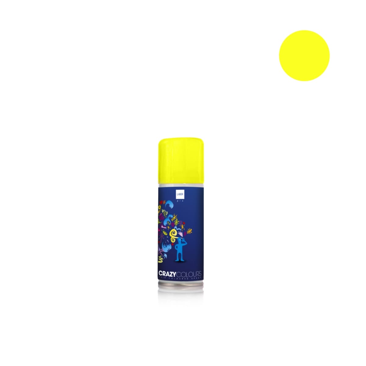 SPREJ U BOJI 125 ml - Fluorescent yellow - Kutikula frizerska oprema