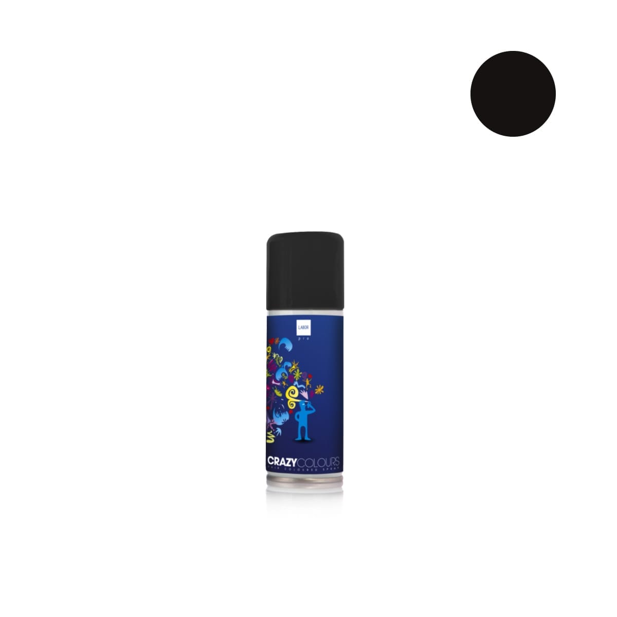 SPREJ U BOJI 125 ml - crno - Kutikula frizerska oprema